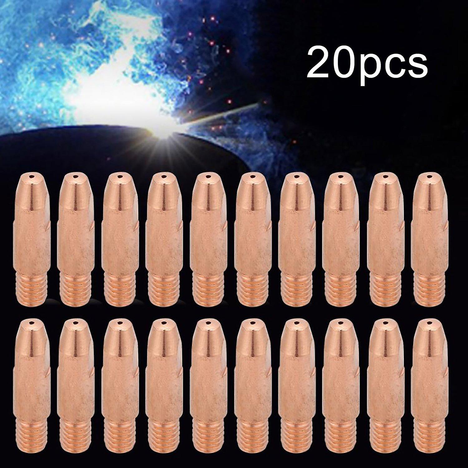 ZHOUBA 20Pcs 24KD 0.8/1/1.2mm Copper Contact Tips Welding Nozzles Machine Accessory | Fruugo UK