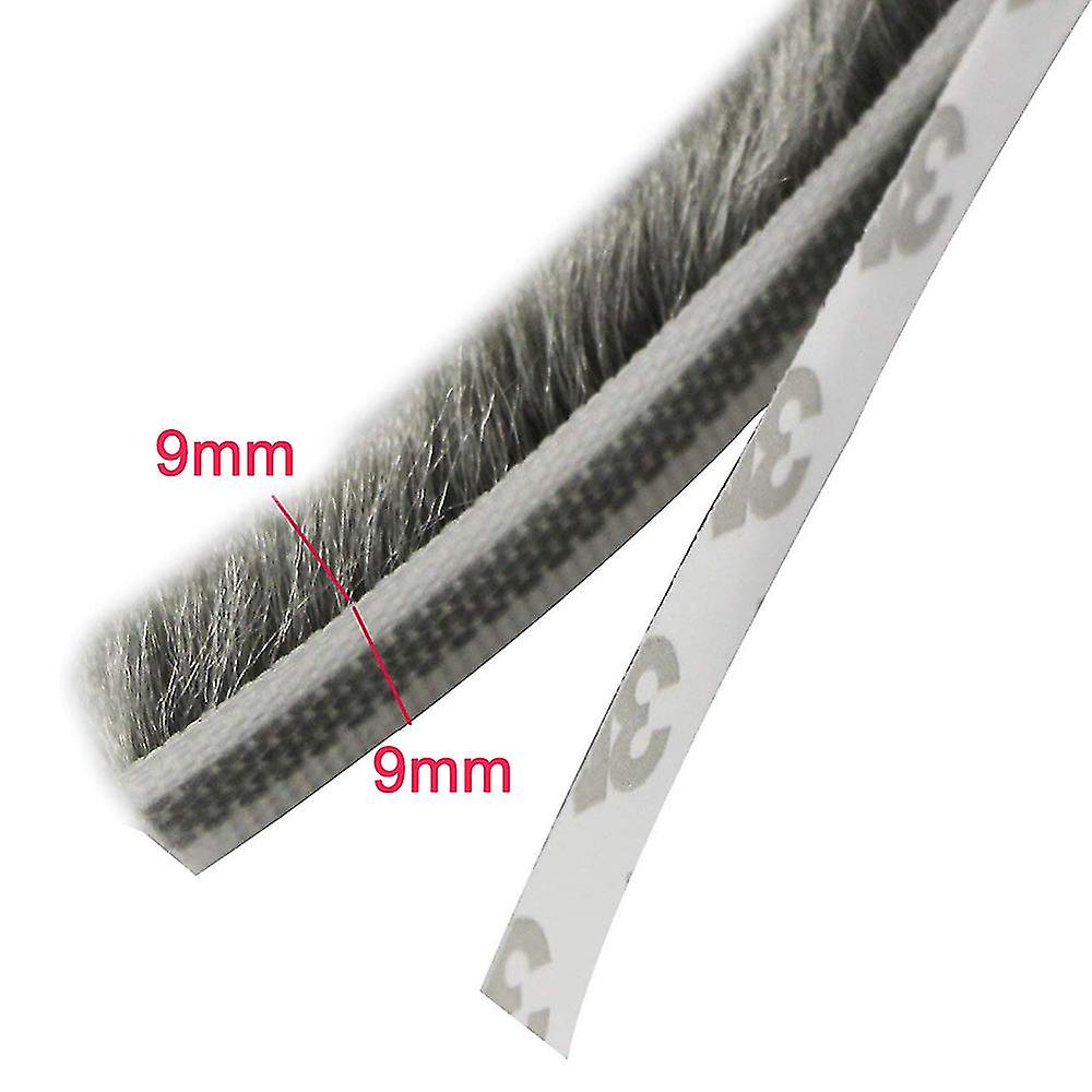 5m Brush Seal Weatherstripping For Window And Door , Self-adhesive Felt ...
