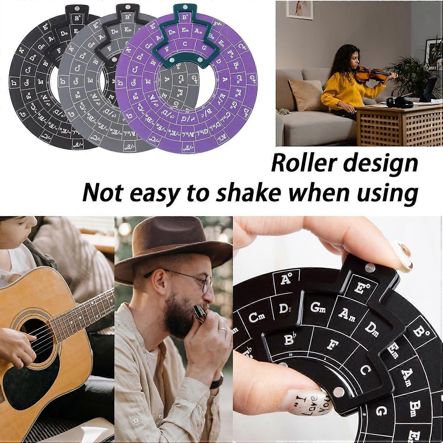 Guitar Music Theory Disc Circle of Fifths, Circle of Fifths Wheel Metal ...