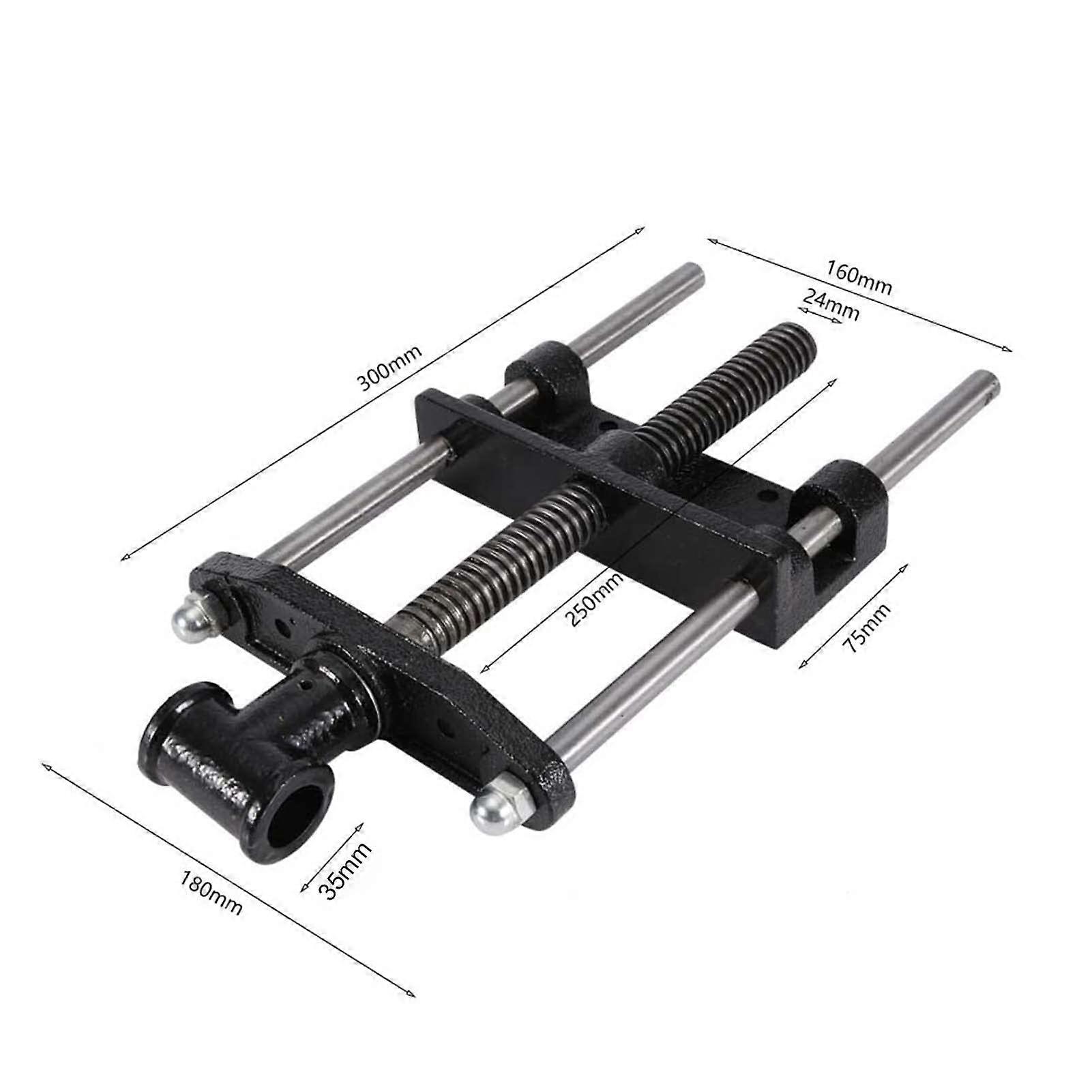 Woodworking Bench Vise, Small Bench Vice Clamp with M8 M6 Screws, Drill ...