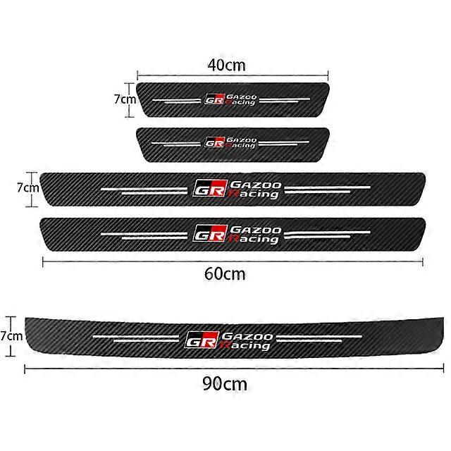 Motor Vehicle Parts GR Sport Carbon Fiber Car Door Threshold Sill ...