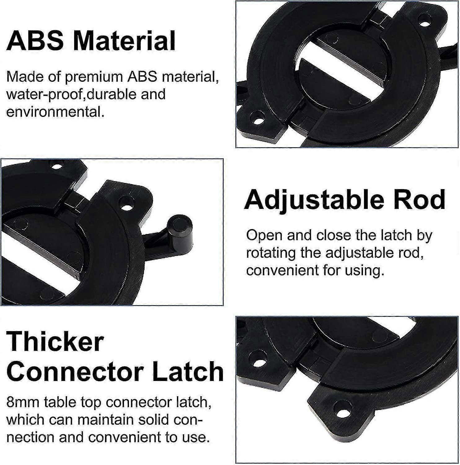 Table Top Connector, Plastic Dining Table Locks Training Table ...