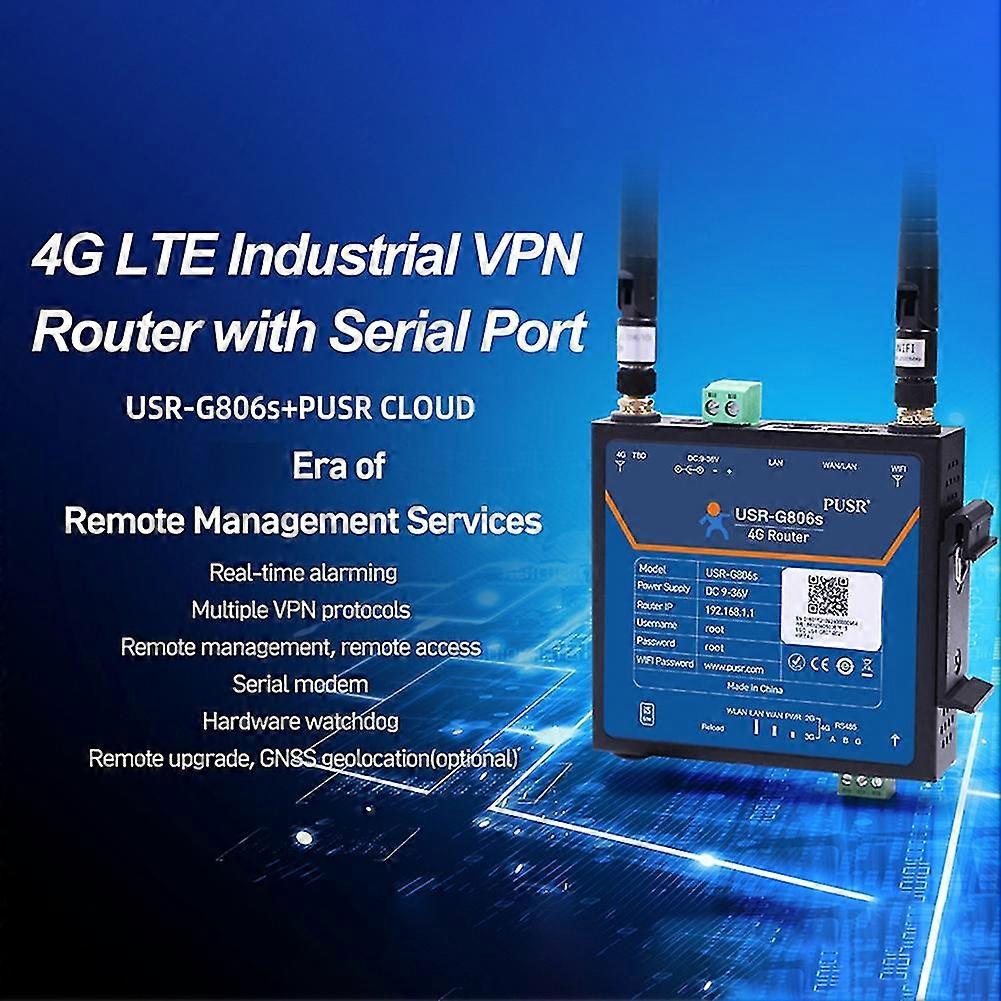 Industrial 4g Lte Router -g806s Iot Device Serial Port Rs485 Lan To 4g ...