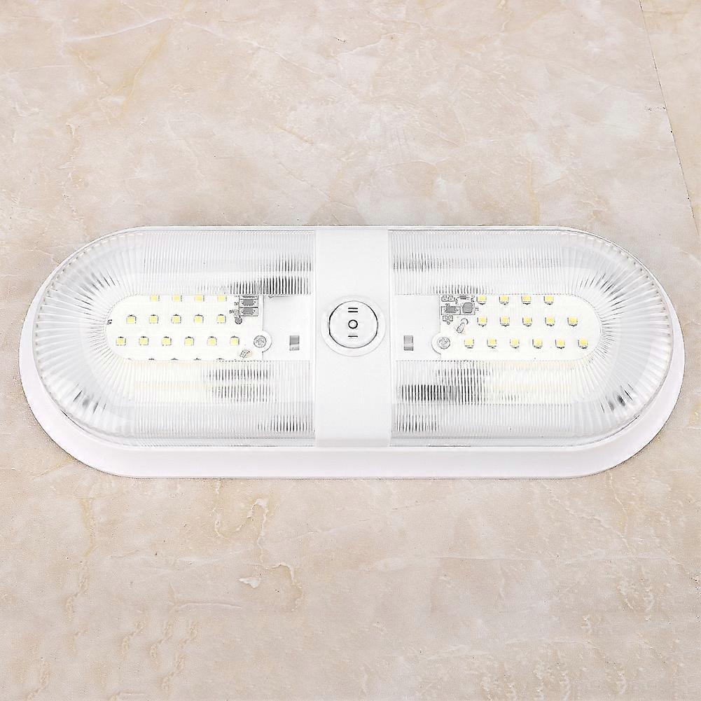 RV Ceiling Light LED Fixture Double Dome 4500K Camp Trailer Home lamp ...