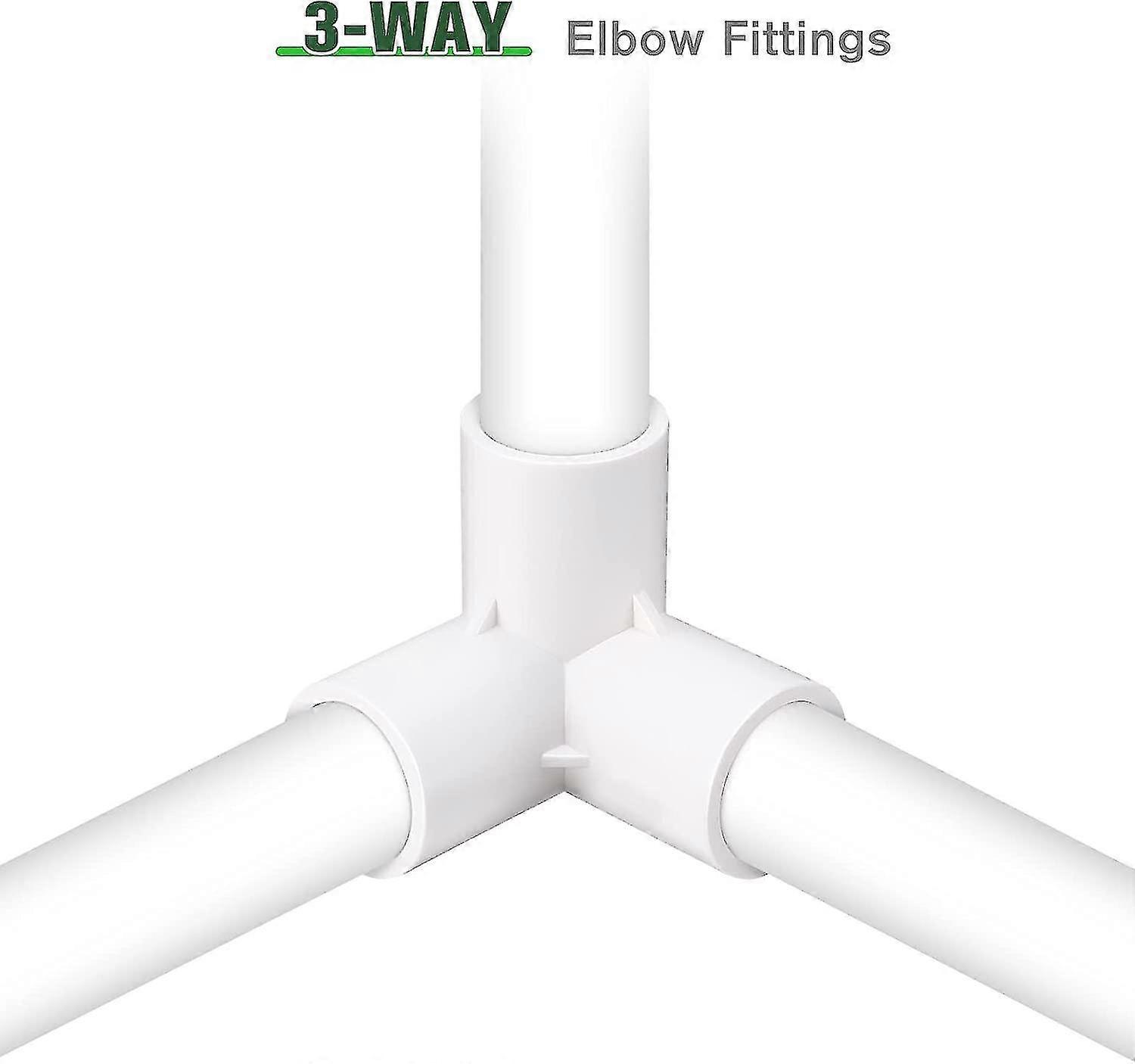 3- Way Elbow Pvc Fitting Connector 20mm Elbow Furniture Grade Pipe ...