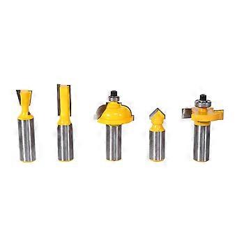 35pcs 1/2 inch Shank Router Bits Set Woodworking Milling Cutter Bits ...