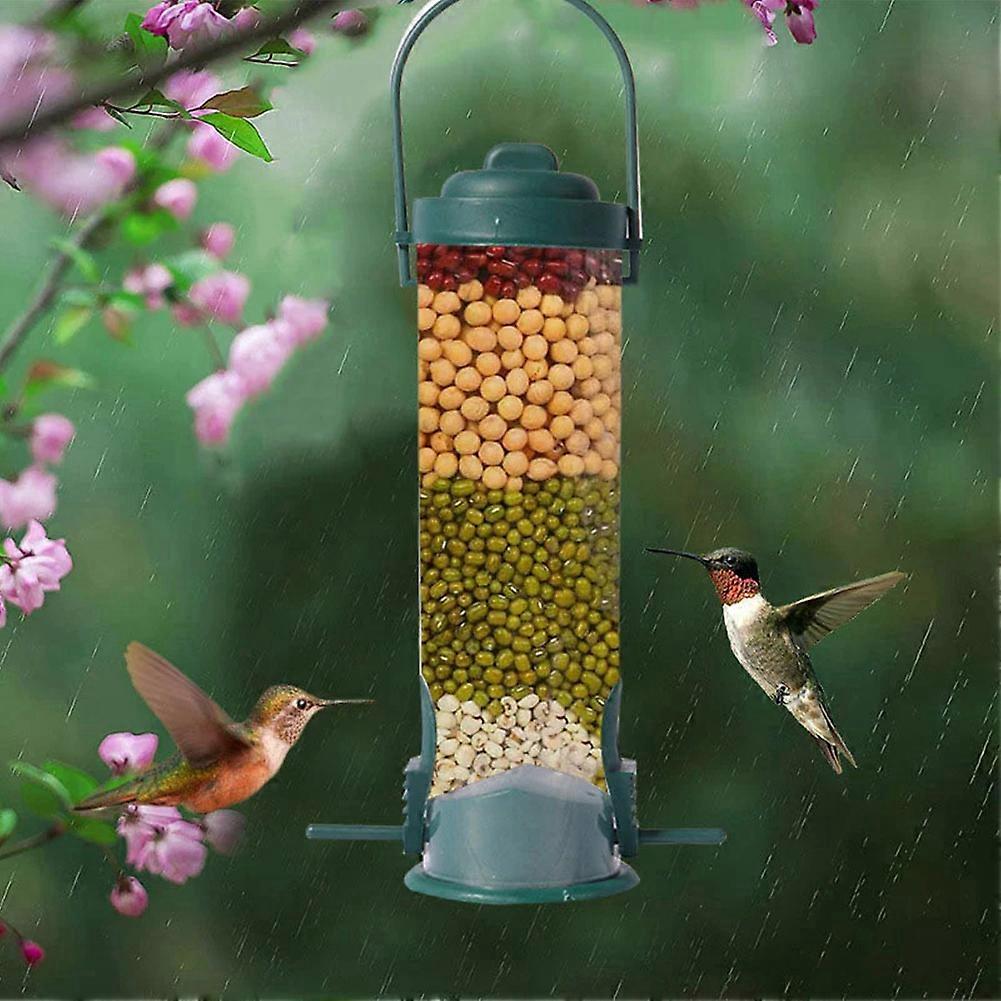 Squirrel-Proof Birds Feeder Hangable Automatic Hummingbirds Feeder ...