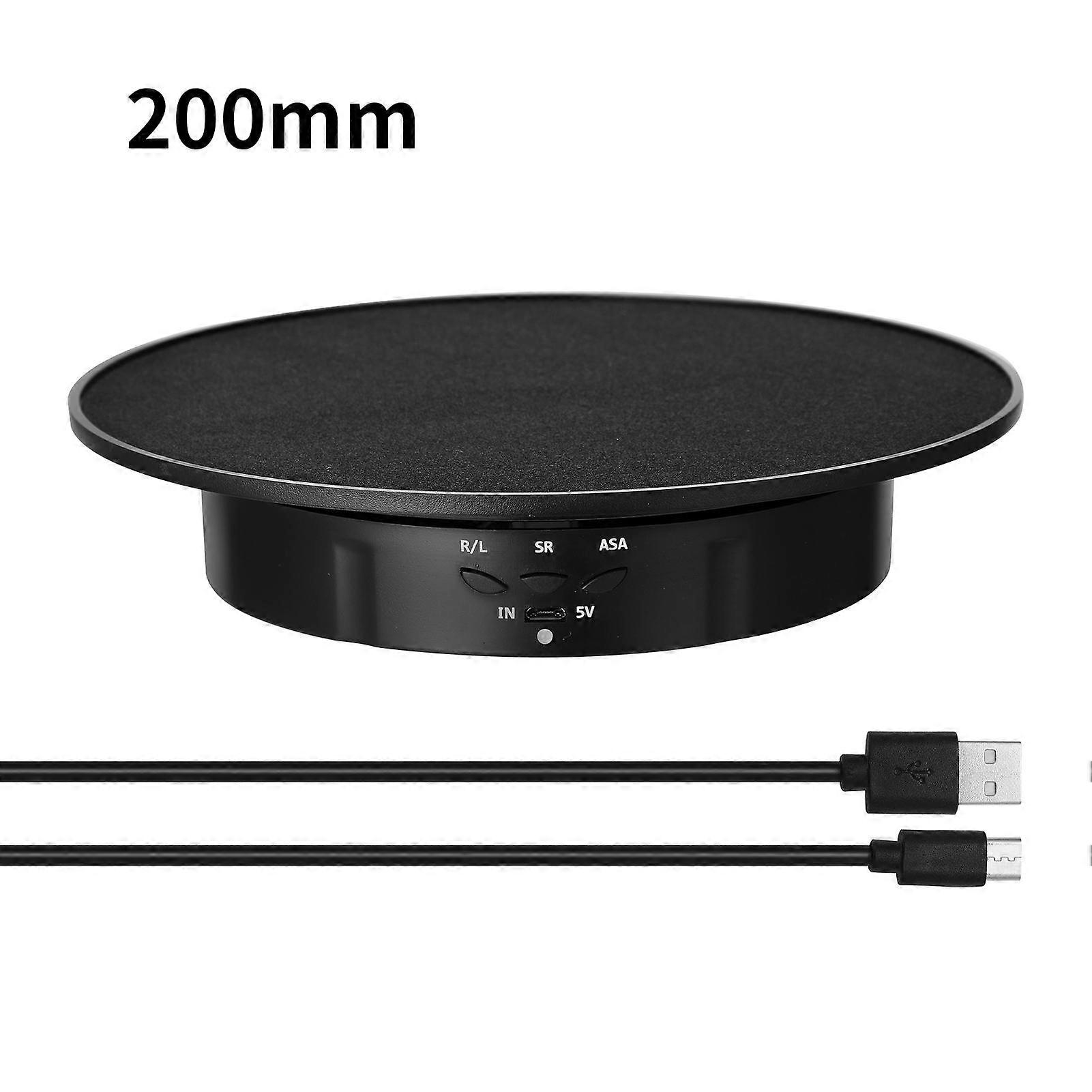 138/145/200mm 3 Speeds Photography Rotating Display Stand 360 Electric ...