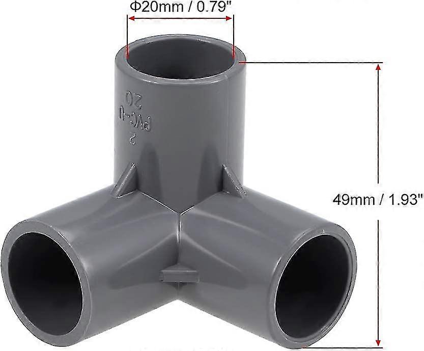 pvc 3-way connector for watering20mm | Fruugo UK
