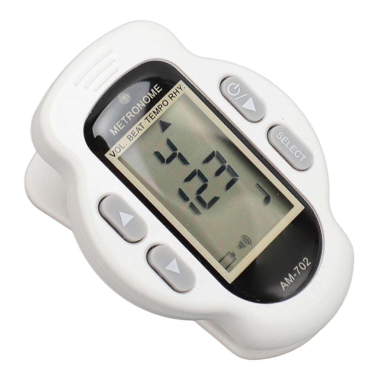 Clip On Metronome 30 to 260bpm 0 to 9 Rhythm Range LCD Display ...