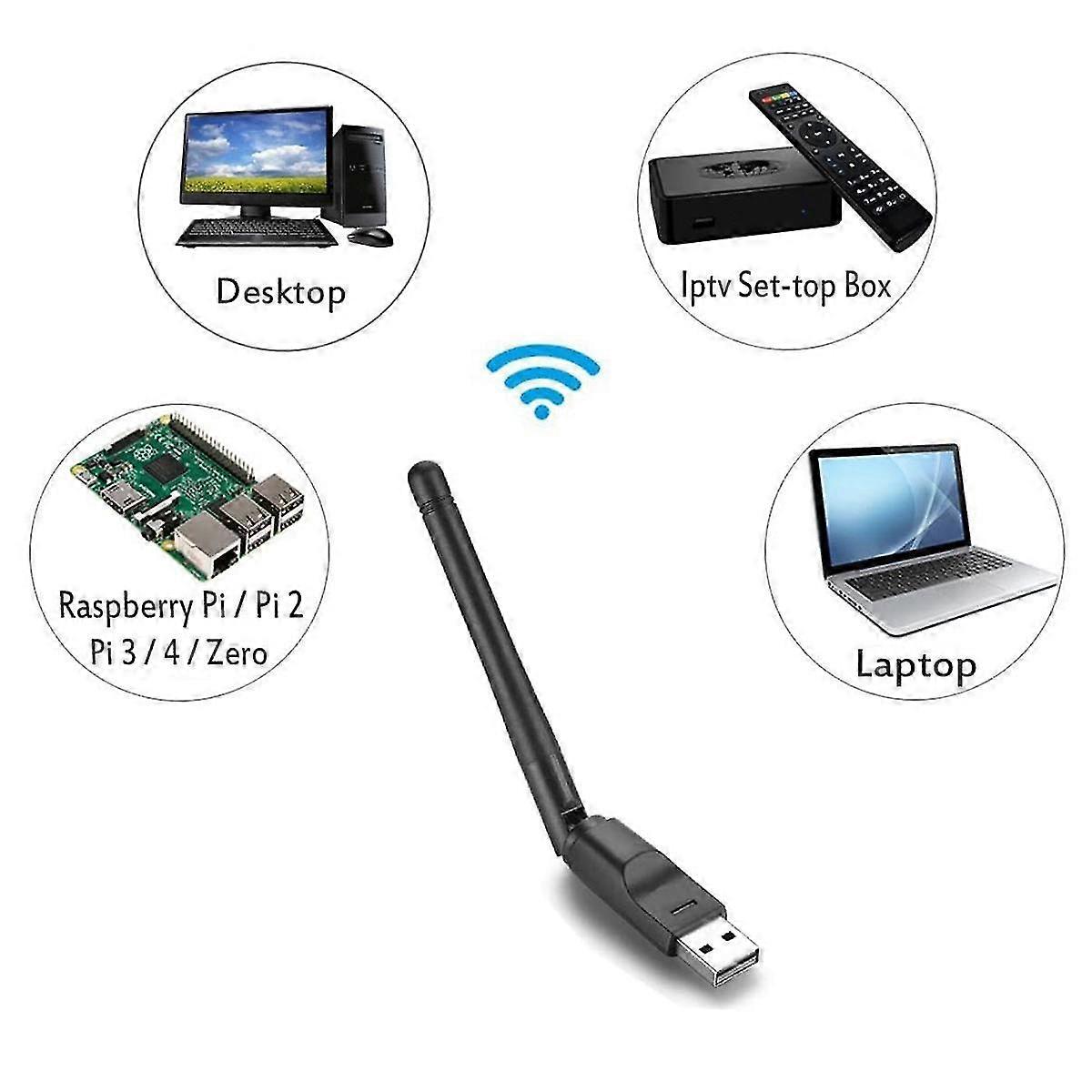 RT5370 Wireless Card Portable 2.4G 150Mbps USB WiFi Adapter Wifi ...