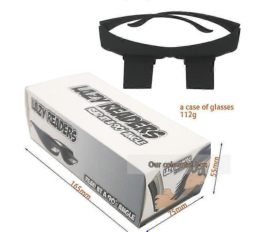 Lazy Glasses For Reading Watching Tv While Laying Down 90 Degree Gasses Mirror | Fruugo UK