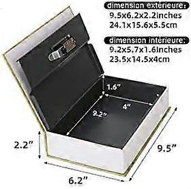 Diversion Book Storage Box, Secret Dictionary Safe with Security ...