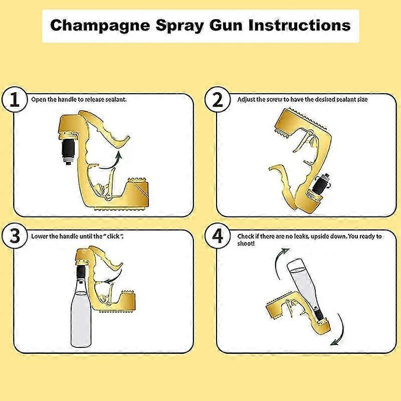 Champagne Gun Drinking Game Beer Gun Wine Ejector Pistol Alcohol ...