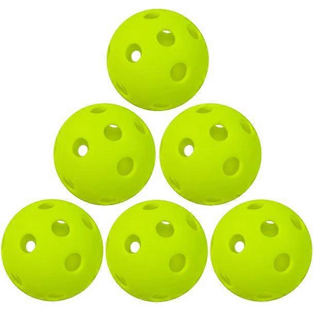 12 Packs 26 Holes Indoor Pickleball Balls Indoor Practice Hole Ball for ...
