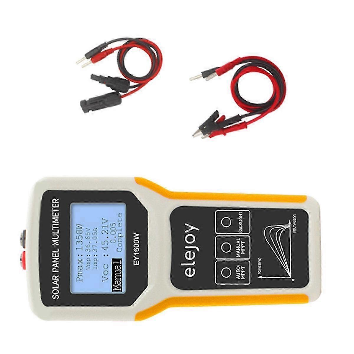 1600W Photovoltaic Panel Multimeter Solar Panel MPPT Tester Open ...