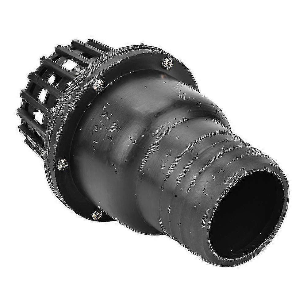 3-Inch Black PVC Low-Pressure Flat Check Foot Valve for Fluid Machines ...