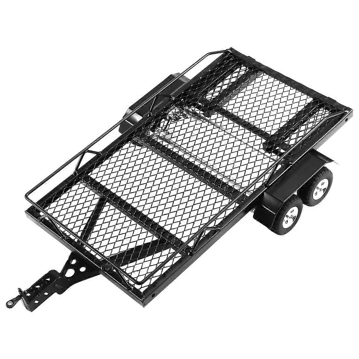 Metal Trailer for 1/18 RC Car Crawler Axial SCX24 - TRX4M | Fruugo UK