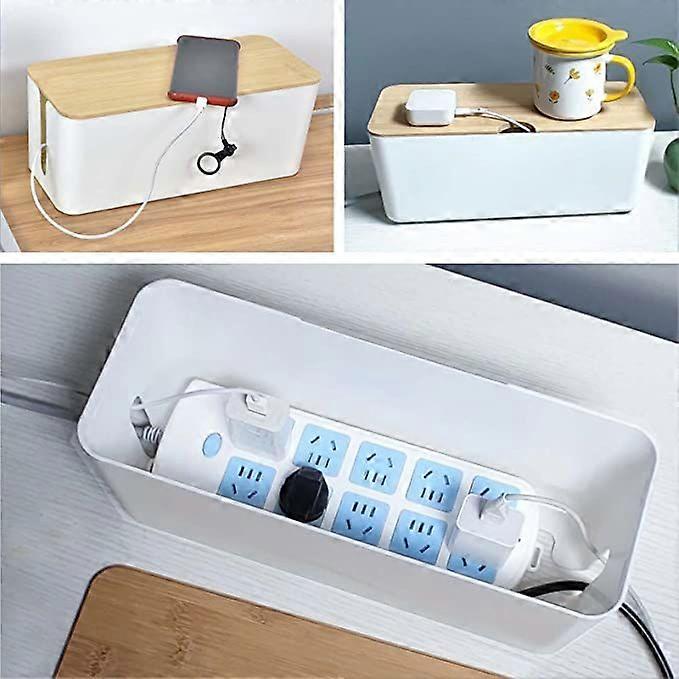 Cable box, cable management box, hidden cable, cable collector | Fruugo UK