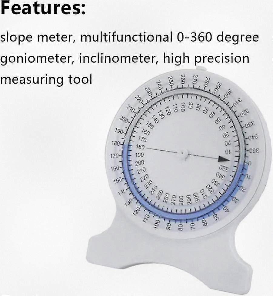 Fruugo Physical Therapy Inclinometer - Precise Motion Angle Measurement ...