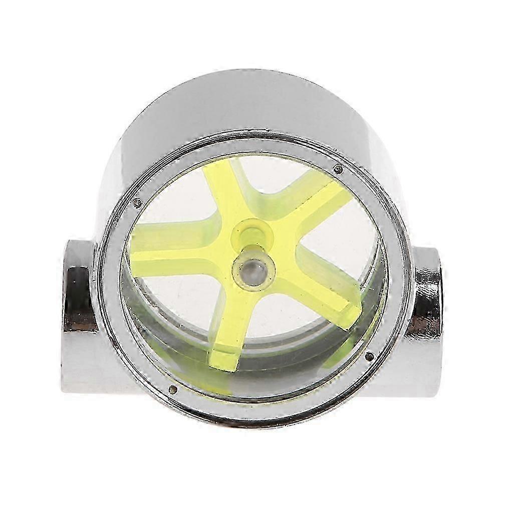 5 Impeller Water Flow Meter Cooling Flow Indicator G1/4 Thread Copper ...