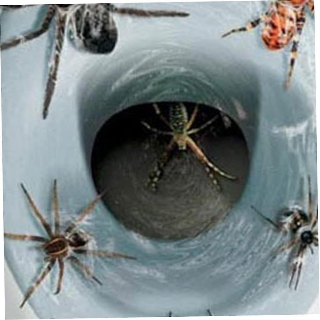 Toilet Seat Sticker Scary Toilet Lid Decals Spider Sticker for Home ...