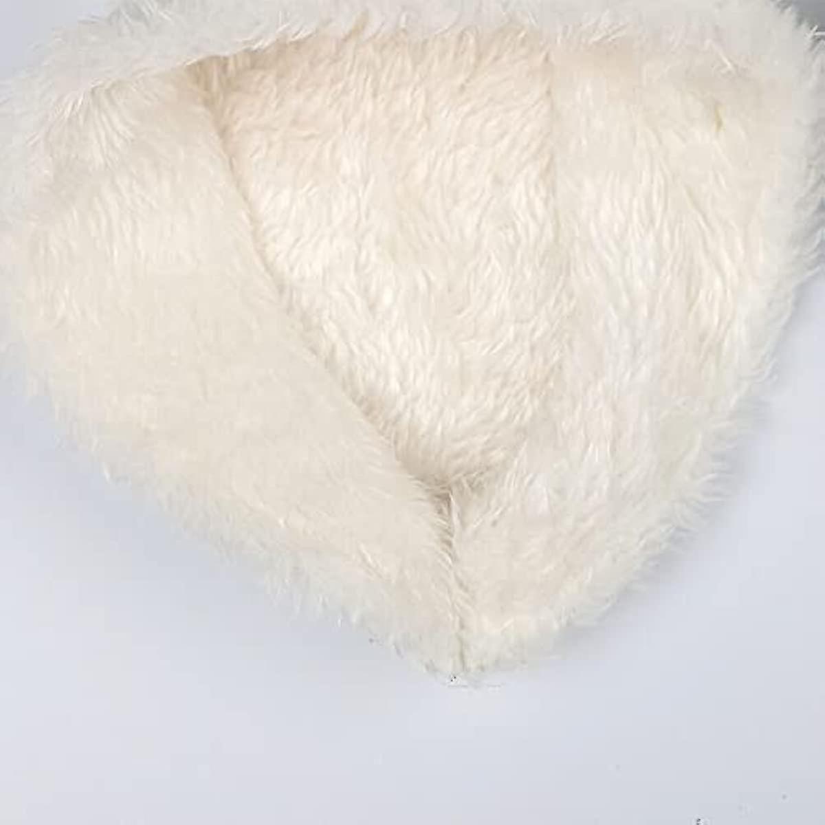 Insoles For Crocs Clogs Replacement, White Fur Insert Lining Shoe Inner ...