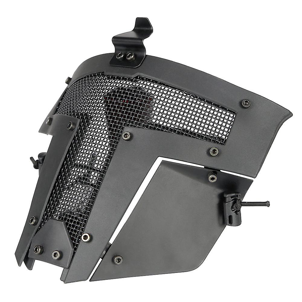 Outdoor Iron Warrior Hunting Tactical Face Mask Steel Mesh | Fruugo UK