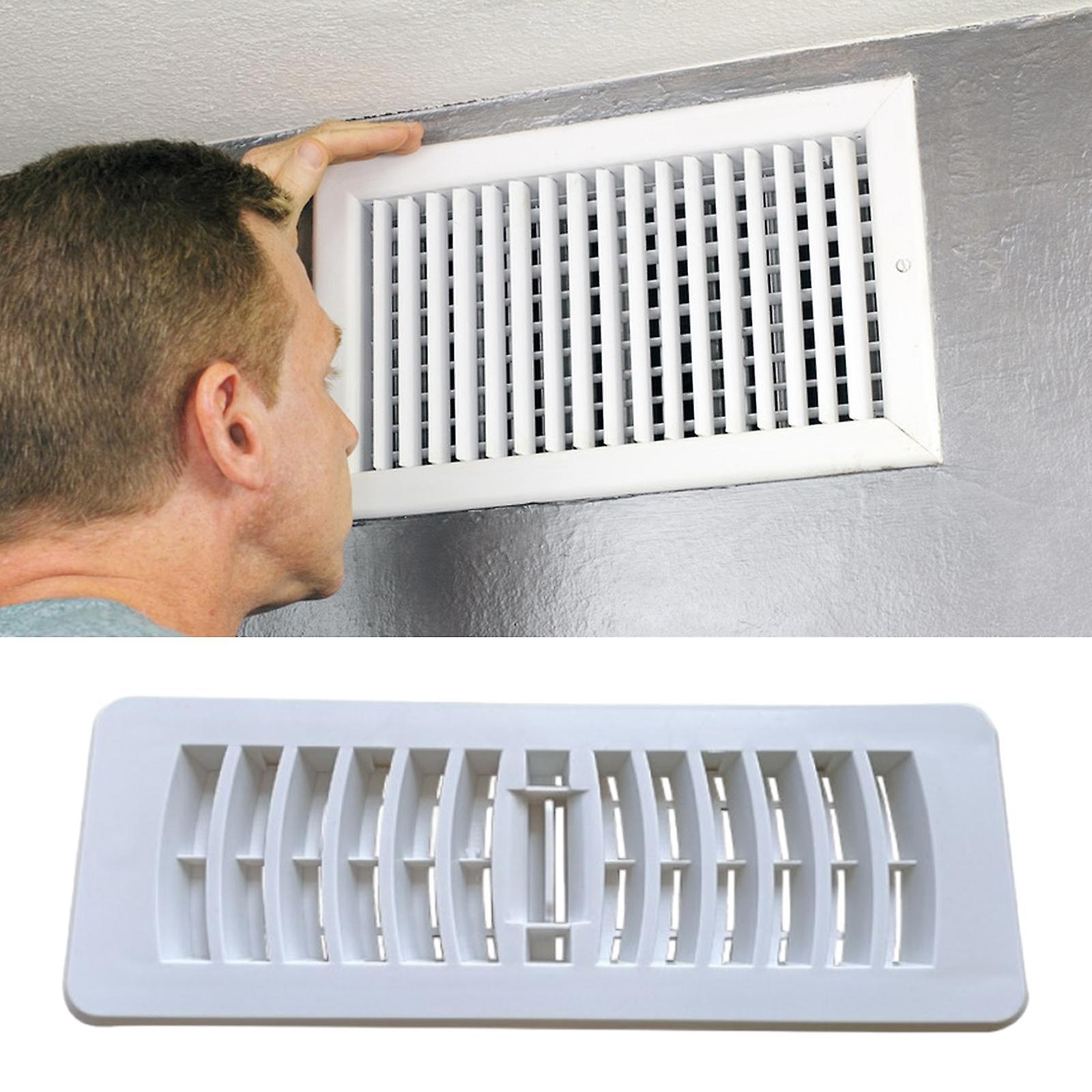 Air Vent Louver Air Vent Deflector White Rectangular Vent Return Grill ...