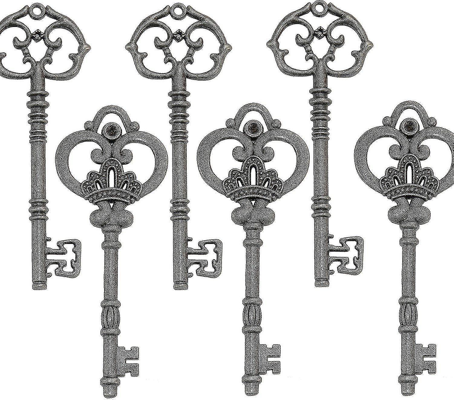 Mixed Set Of 20 Extra Large Skeleton Keys In Antique Bronze - Set Of 20 ...