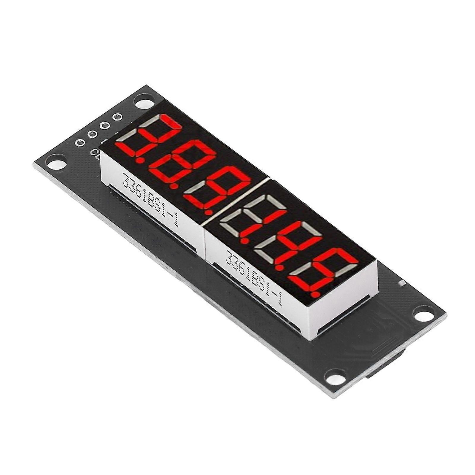 6 Digit LED Segment Display Red 0.36in TM1637 Driver Digital Optoelectronic Module | Fruugo UK