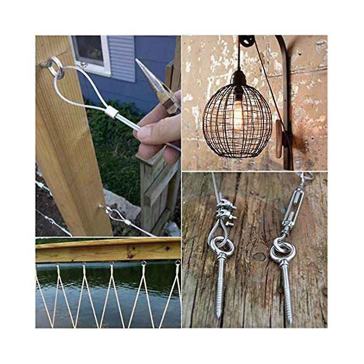 30m Steel Pvc Coated Flexible Wire Rope Soft Cable Transparent ...