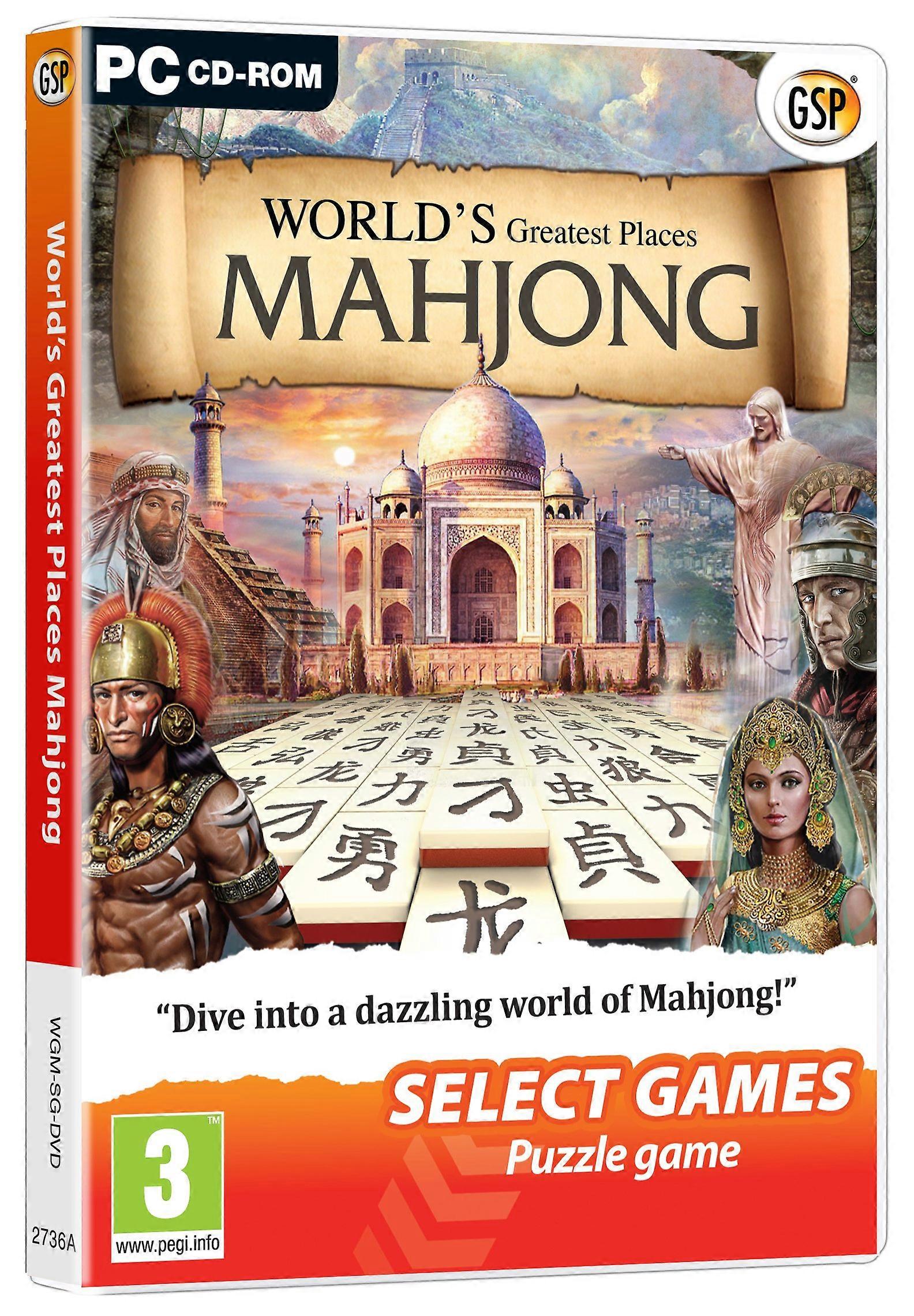 Select Games - Worlds Greatest Places Mahjong (PC DVD) - New & Sealed ...