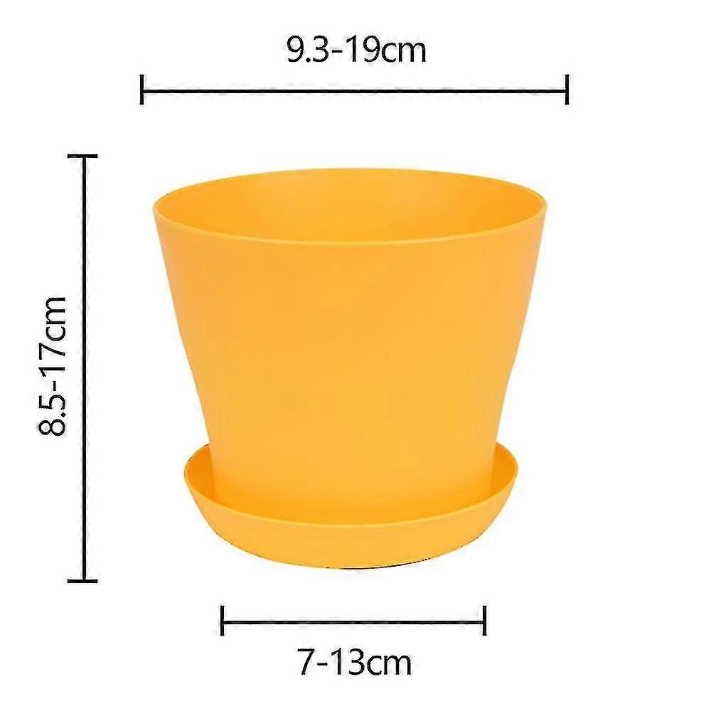 Pack Of 12 Plastic Pots Flower Nursery Outdoor Indoor Plants For Your ...