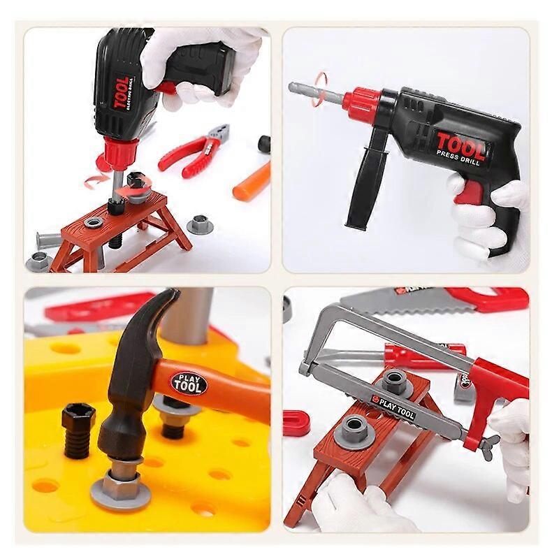 Children's Toolbox Engineer Simulation Repair Tools Ax Carpentry Drill ...
