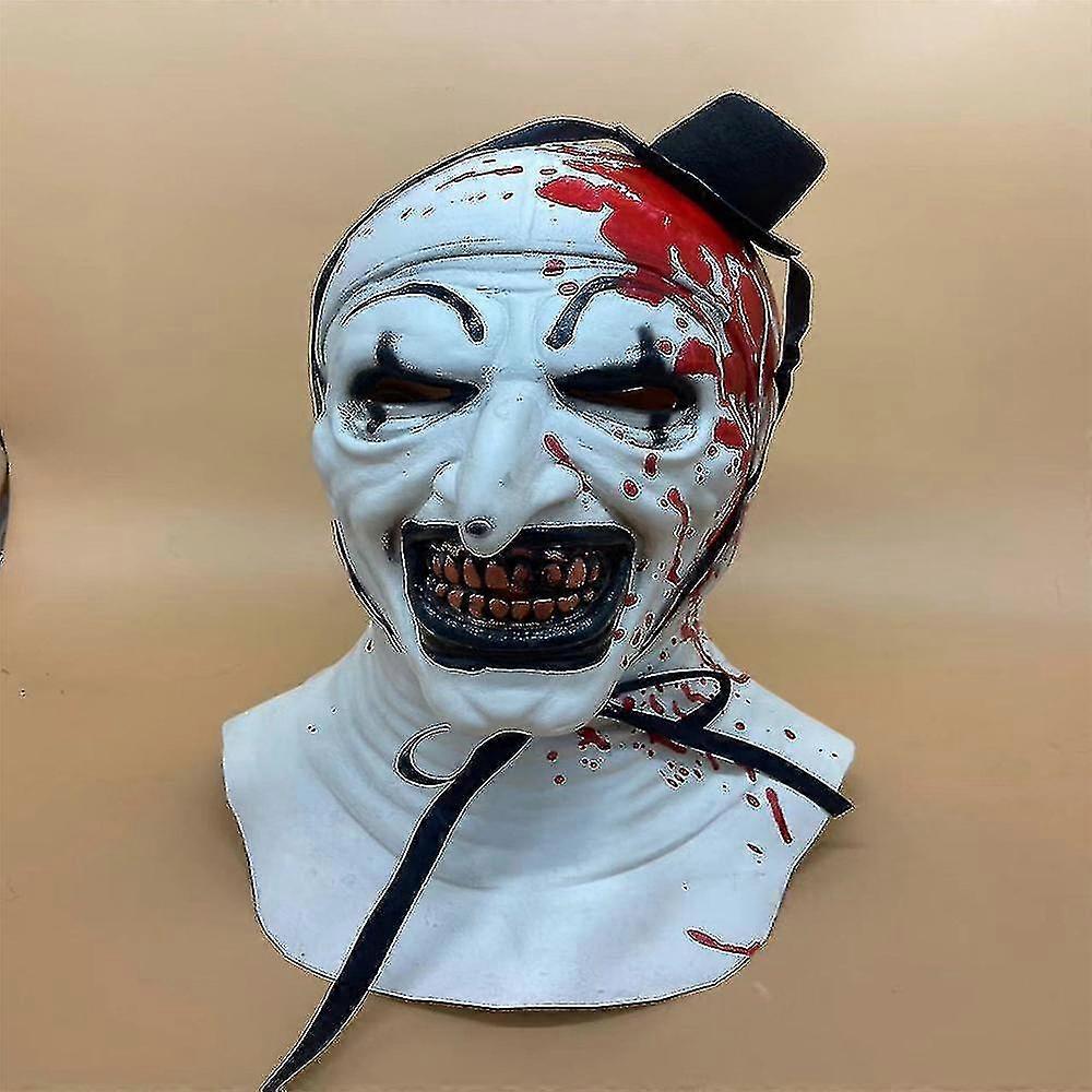 Halloween Christmas Terrifier 2 Art The Clown Mask Cosplay Costume ...
