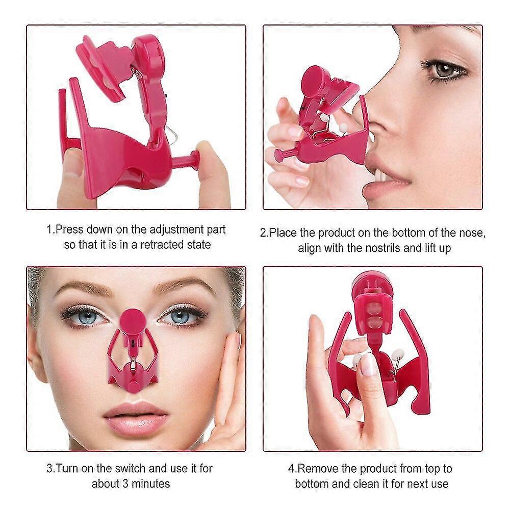 Electric Nose Up Shaping Shaper Lifting Bridge Straightening Beauty Nose Clip Face Fitness ...
