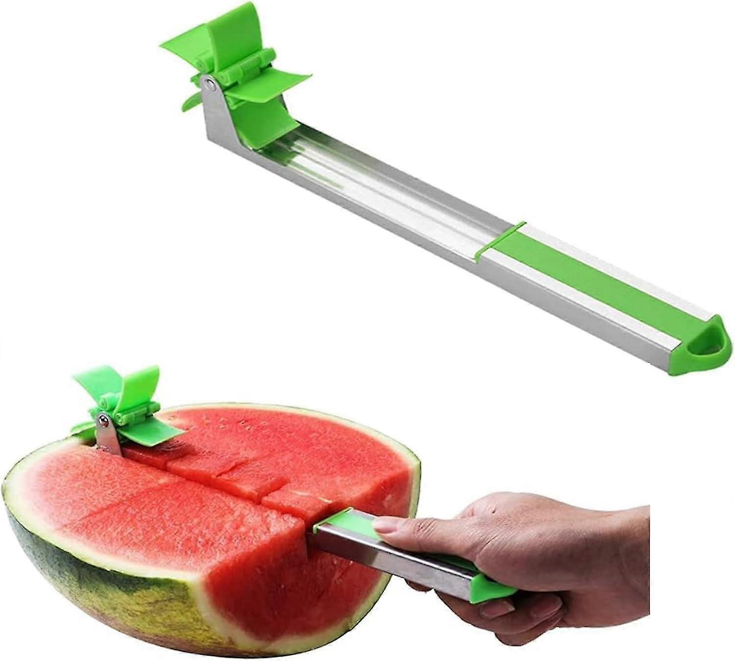 Stainless Steel Watermelon Slicer Cutter, Watermelon Windmill Cutter ...