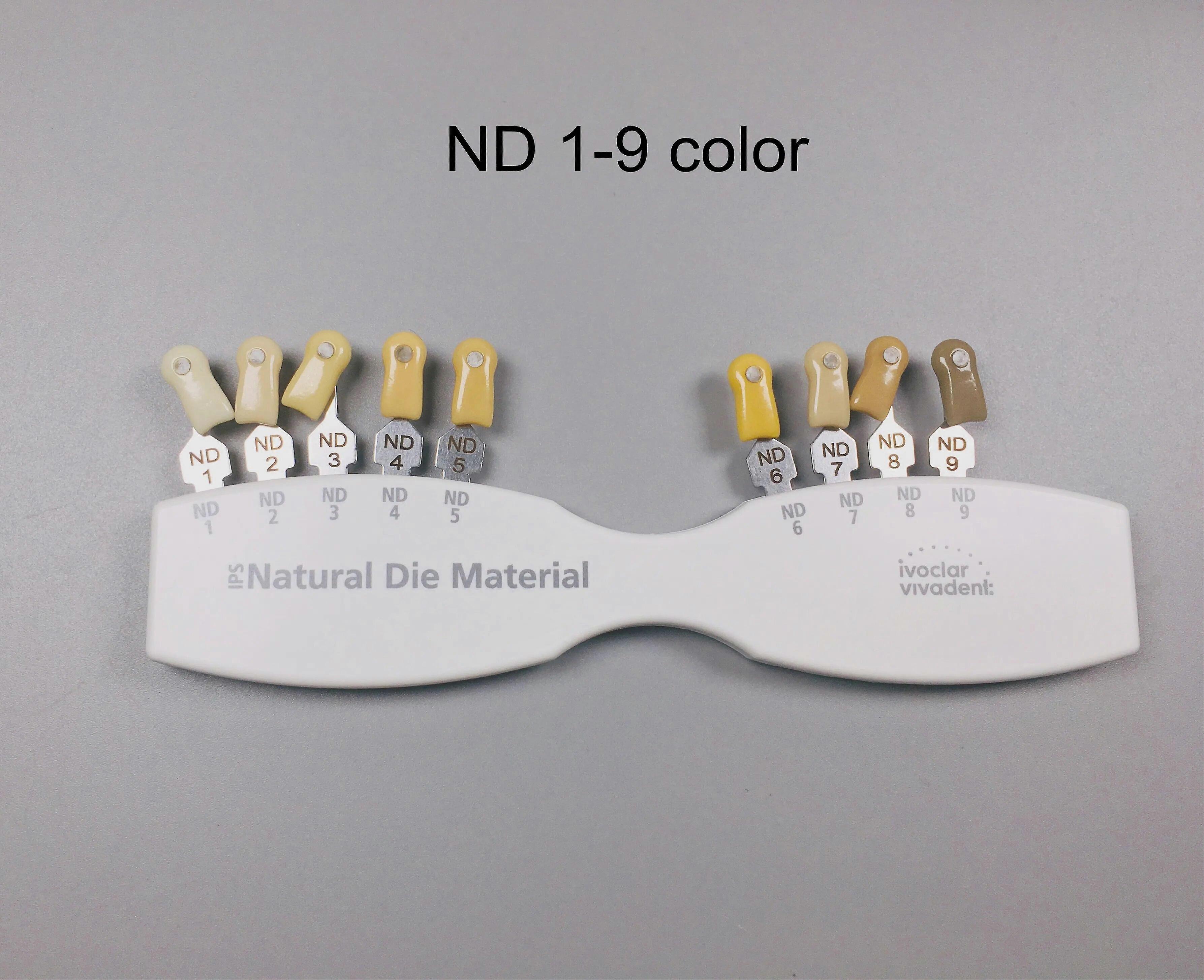 Dental ND1-9 Abutment Shade Guide for Porcelain Dentin Aesthetics ...