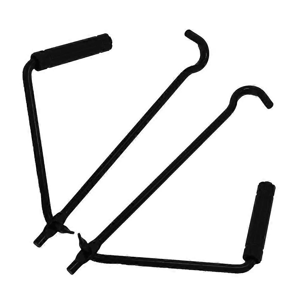 2pcs Car Foldable Hand Jack Rocker Folding Handle Scissor Jack Rocker ...