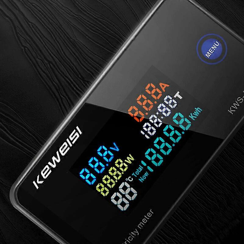 Power Consumption Indicator Smart Digital Meter 50-300V Current and ...