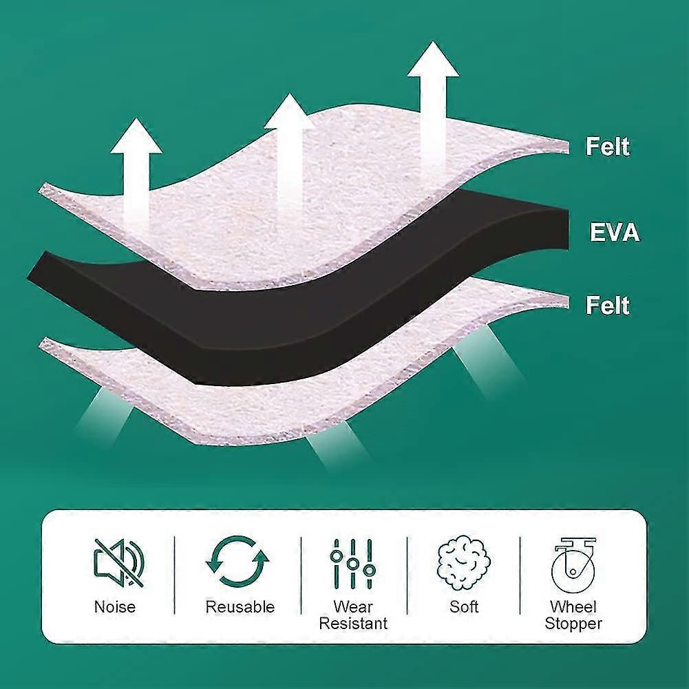 10 Pack Felt Anti-slip Felt Furniture Foot Protectors For Furniture ...