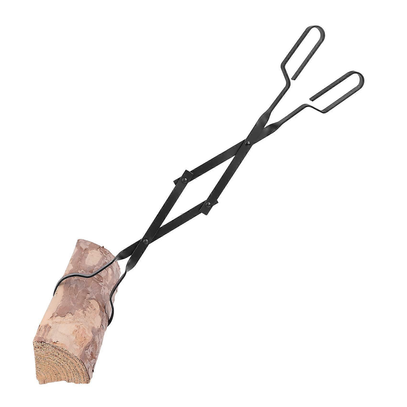 Fireplace Wood Tongs 66cm Long Fire Tongs Log Tongs Fireplace ...