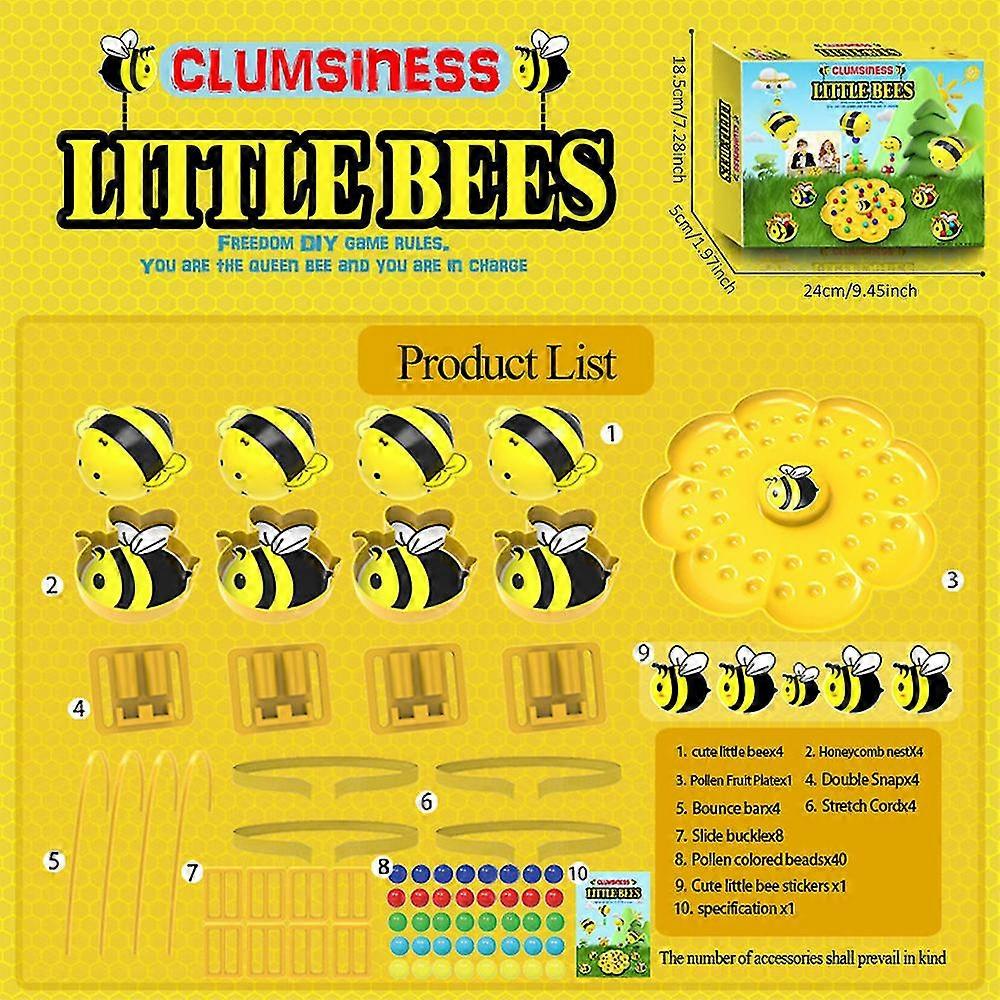Clumsiness Little Bees Multifunctional Board Game Bees Eating Beans ...