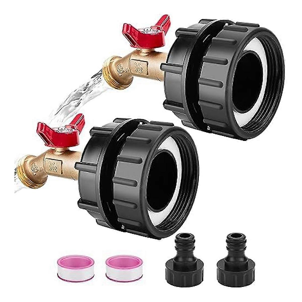 Ibc Tote Bag Adapter, 2.44 Inch Fine Thread Adapter, Fits 275-330 ...