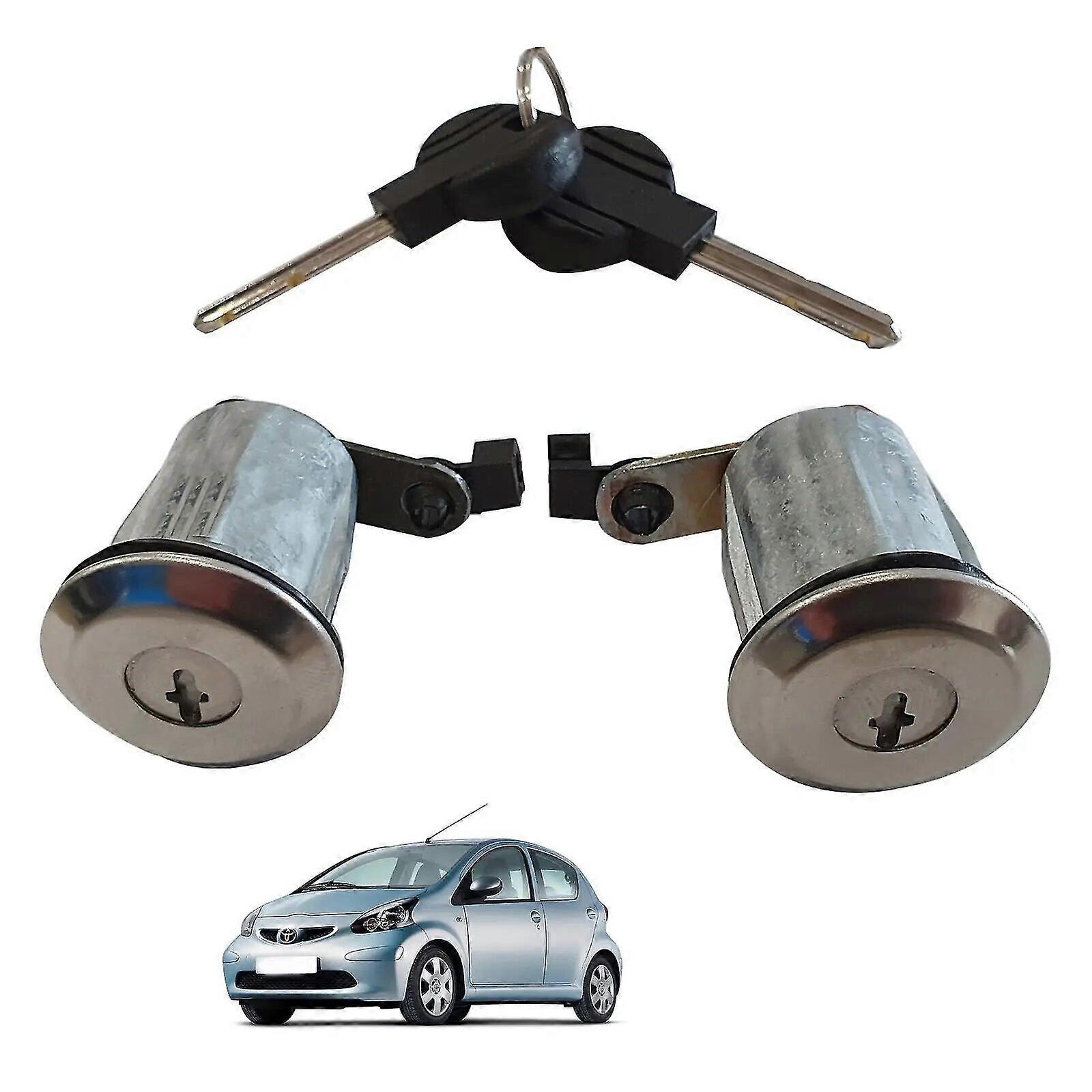 For Peugeot 107 Citroen C1 Toyota Aygo Cylinder Door Lock Barrel Key ...