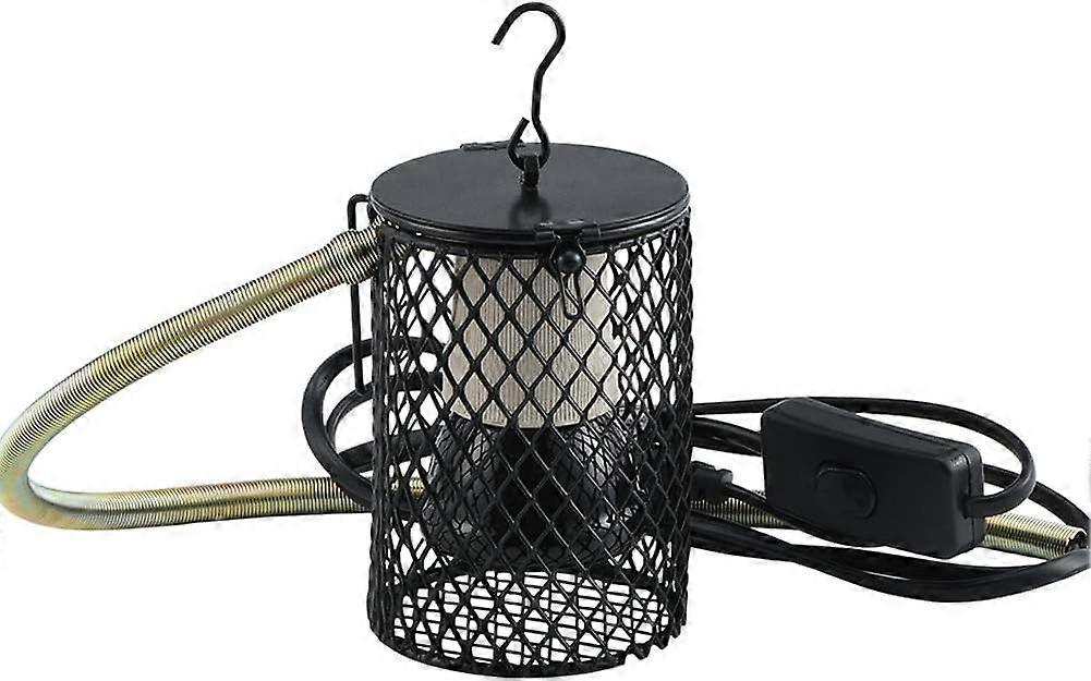 Heat Lamp Bulb, UVA UVB Heat Lamp Ceramic Socket, Heat Lamp with Cover ...