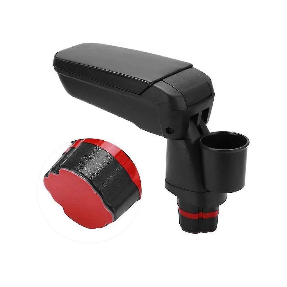 Car Arm Central Armrest Storage Box With Water Cup Holder For Smart ...