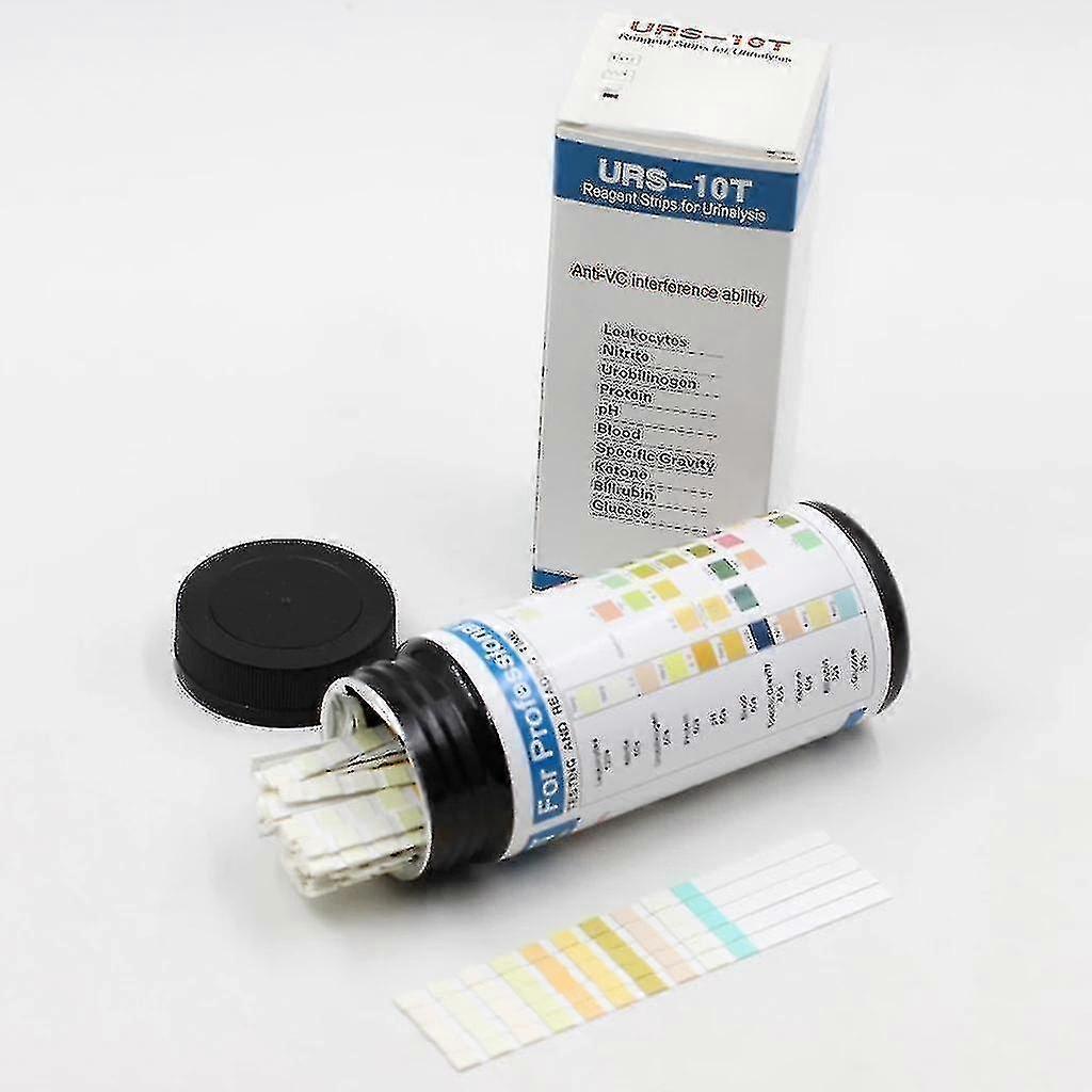 100 Strips Urs-10t Urinalysis Reagent Strips - 10 Parameters Urine Test ...
