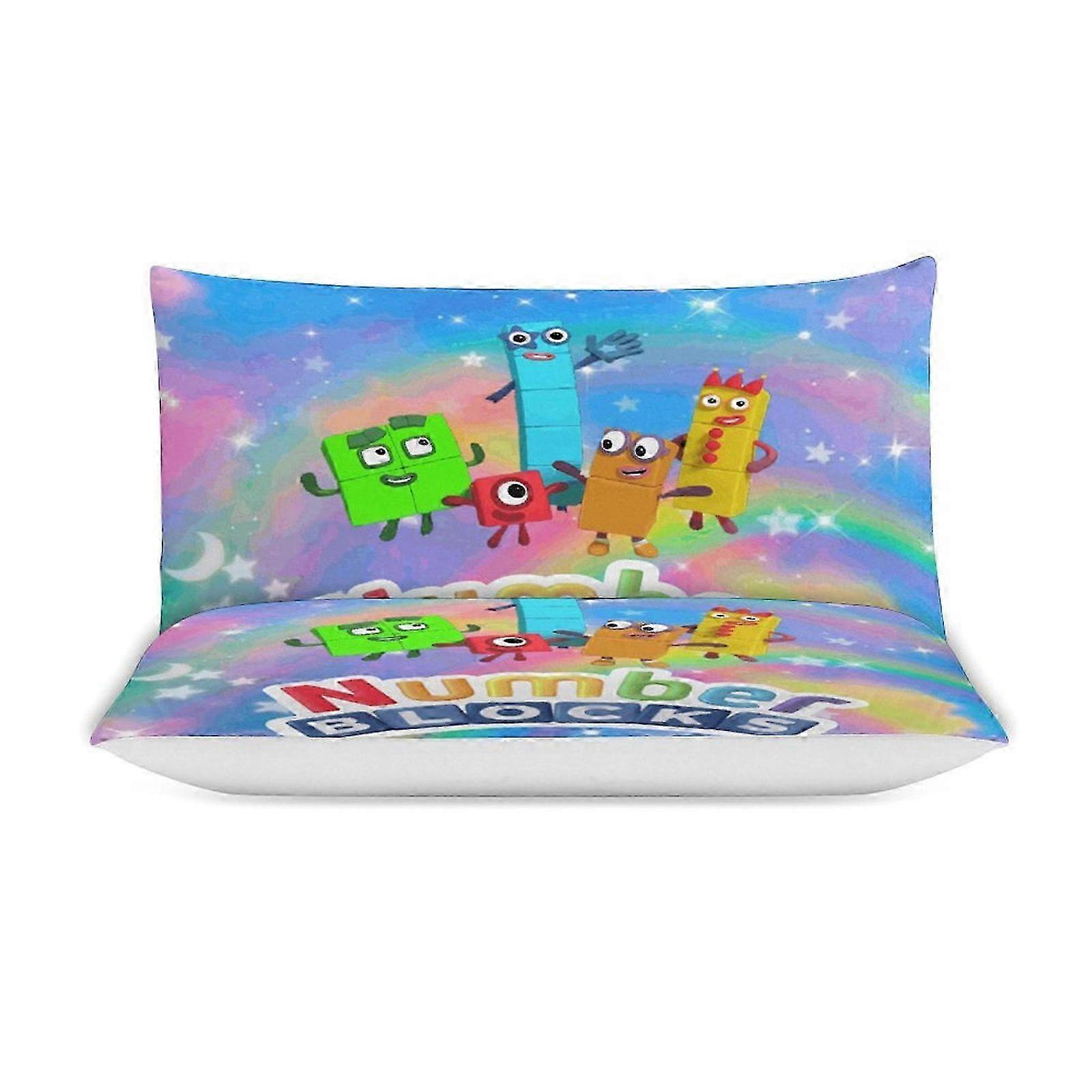 o1196 Bed Sheets Numberblocks Bed Duvet Cover Microfiber Bedding Se3D ...